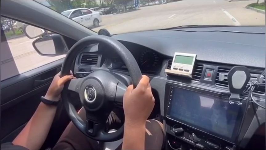 科目三:新款捷达模拟灯光操作演示,新学员1个小时就掌握