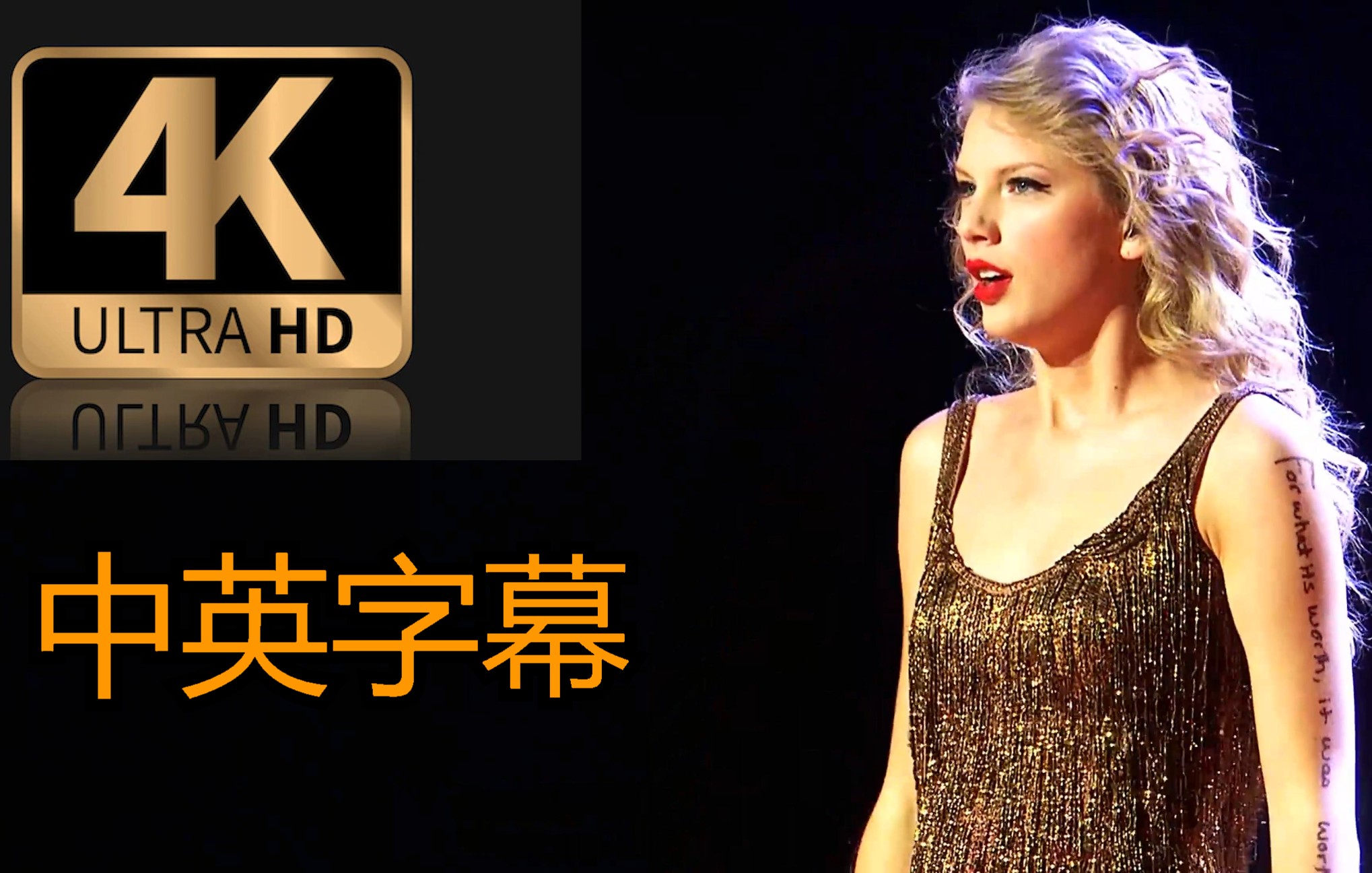 【4K】【中英字幕】霉霉 泰勒·斯威夫特:爱的告白.世界巡回演唱会