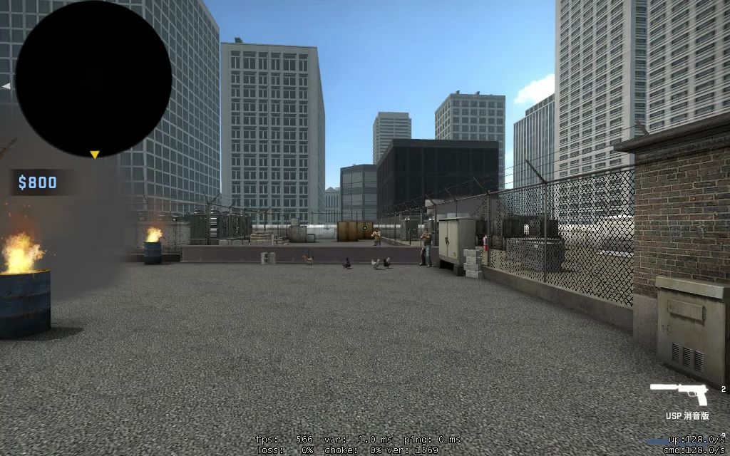 R7 5800X3D+GTX1060 6G CSGO帧数测试_哔哩哔哩bilibili_演示