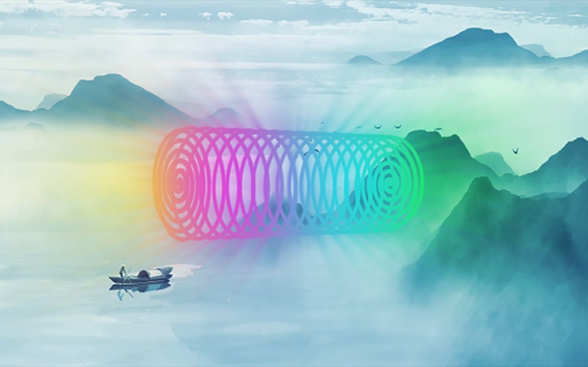 AE特效:3D螺旋线环绕旋转效果