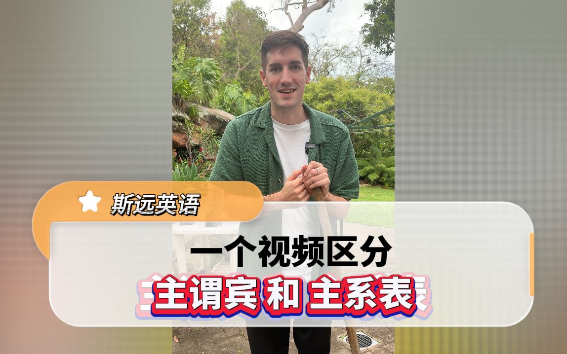 什么是主谓宾什么是主系表?