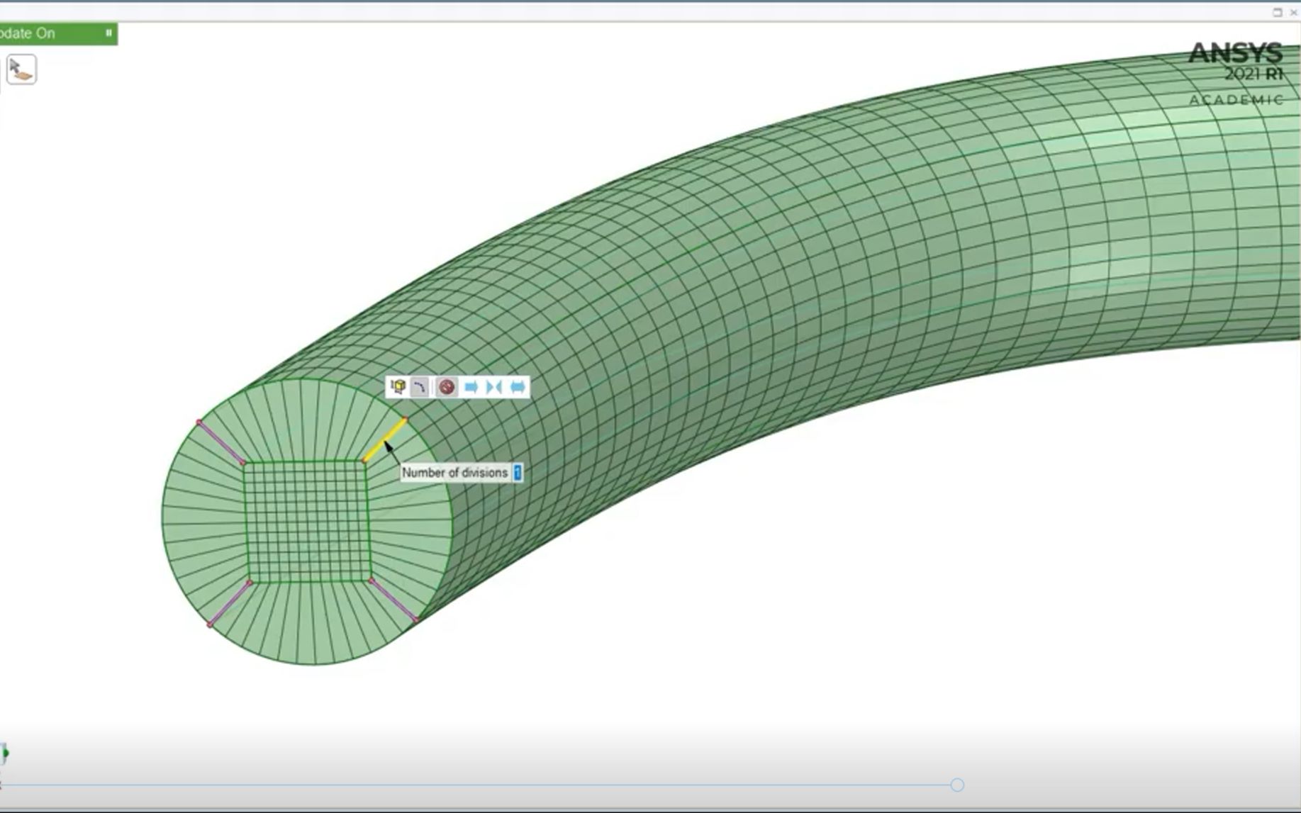 基于ANSYS spaceclaim的管道结构化六面体网格划分及分析