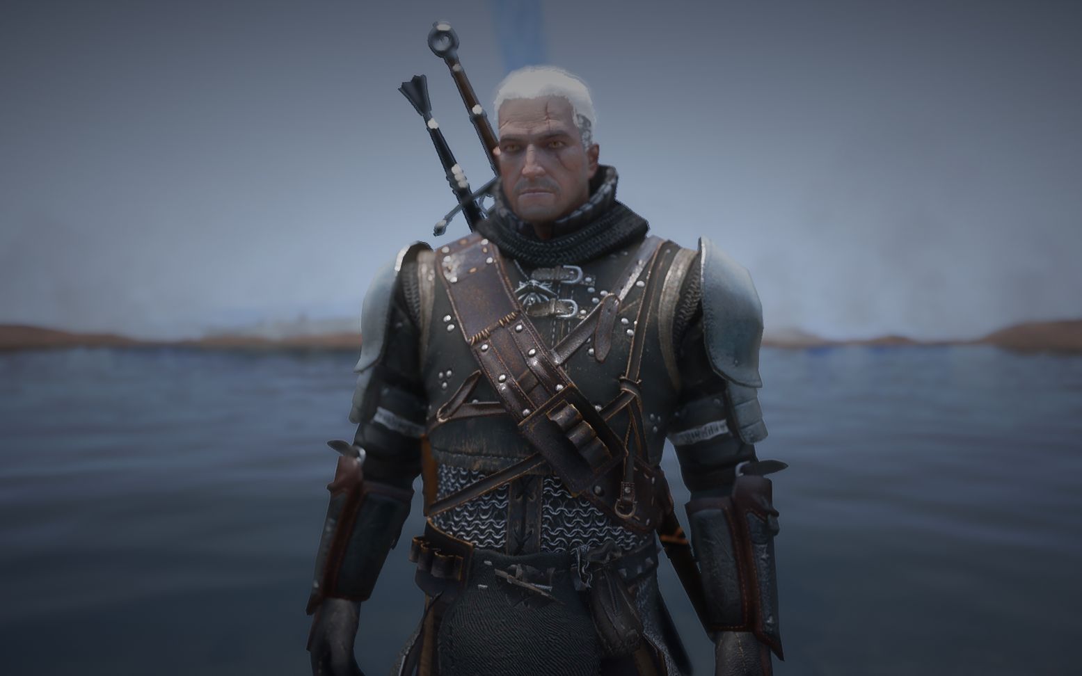 《上古卷轴5》史上最串台的游戏!巫师3杰洛特100%还原!mod