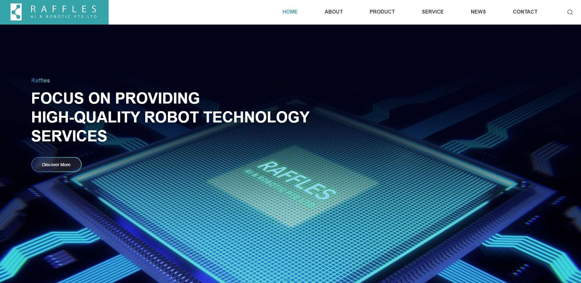 机器人外贸网站制作,机器人产品设备解决方案网站设计