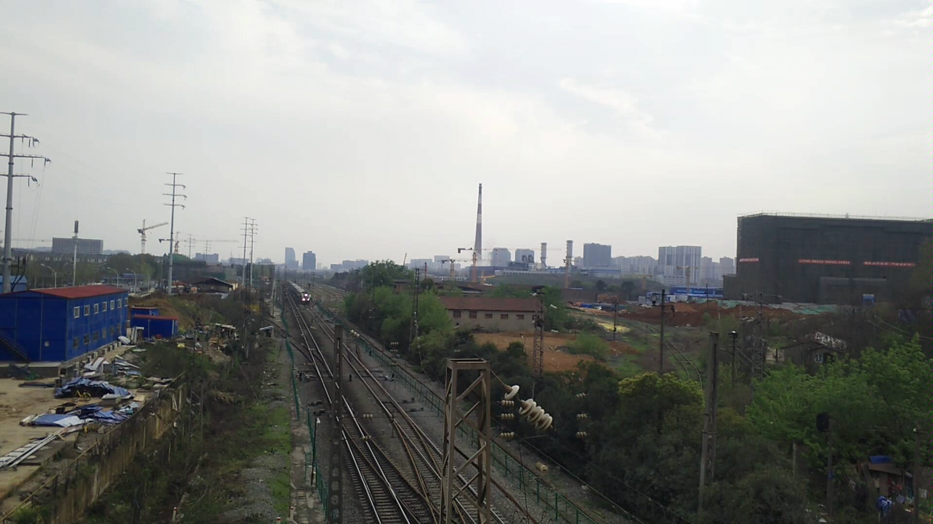 HXD1D0181牵引K531成都东-杭州通过流芳火车站