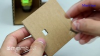 如何使用卷笔刀制作硬币盒