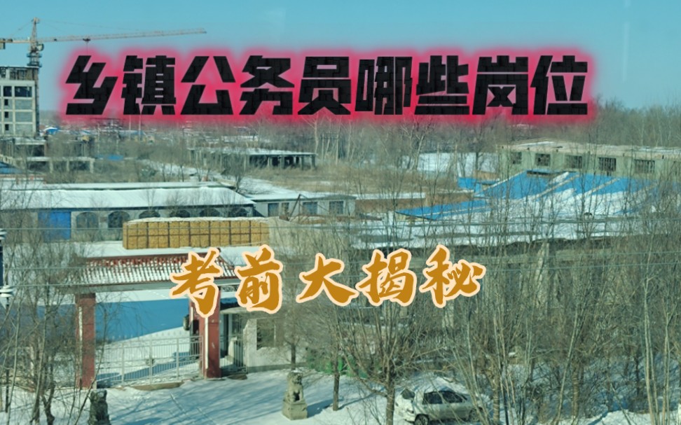乡镇公务员,政府序列岗位大盘点,考前须了解
