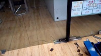 如何修理店铺玻璃门示意图长沙修门