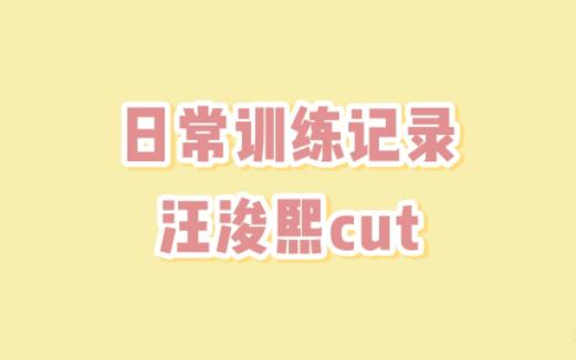 【汪浚熙】《日常训练记录》15-分组游戏大比拼(上) CUT
