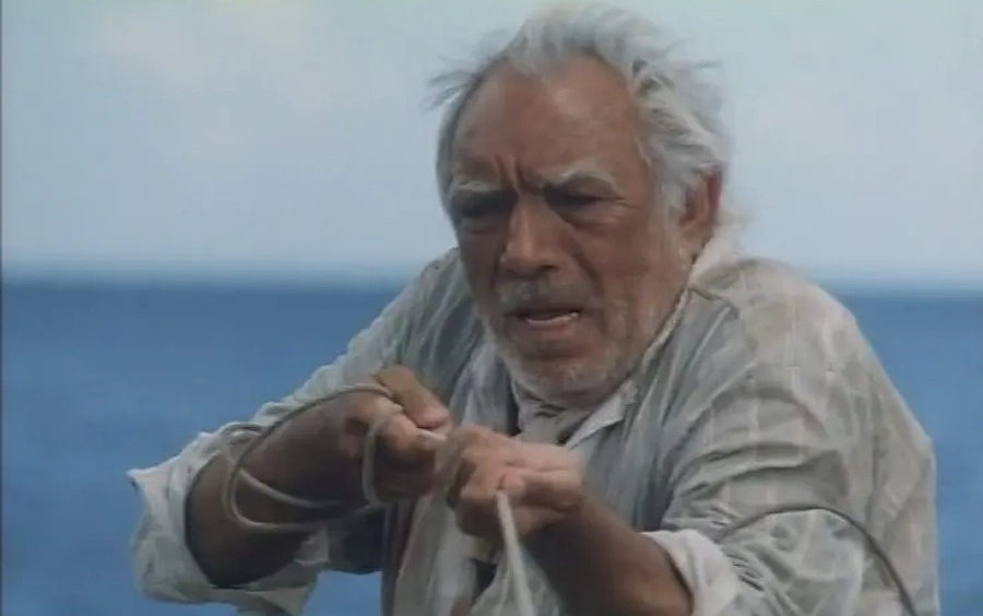 【正大剧场】90版《老人与海》课文片段(简介中有国配完整版分享)