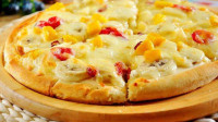 水果披萨还在买?大厨分享做法,简答易学用料足,比必胜客都好吃
