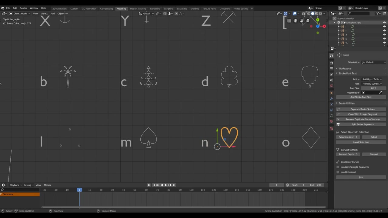 Blender2.8贝塞尔曲线插件,还能增强Grease Pencil
