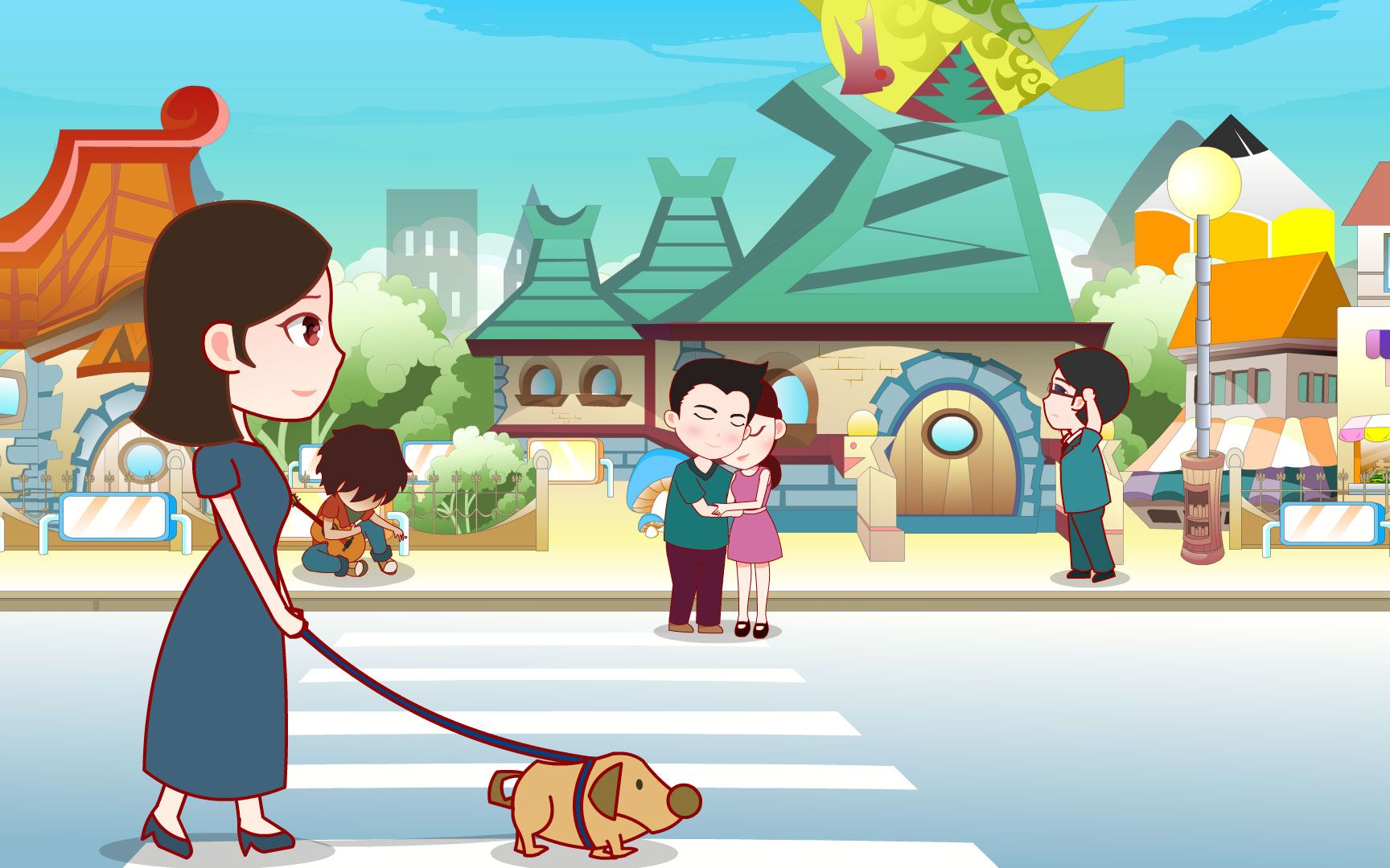【dodoup.Animate动画教程】Animate摄像头的图层深度动画
