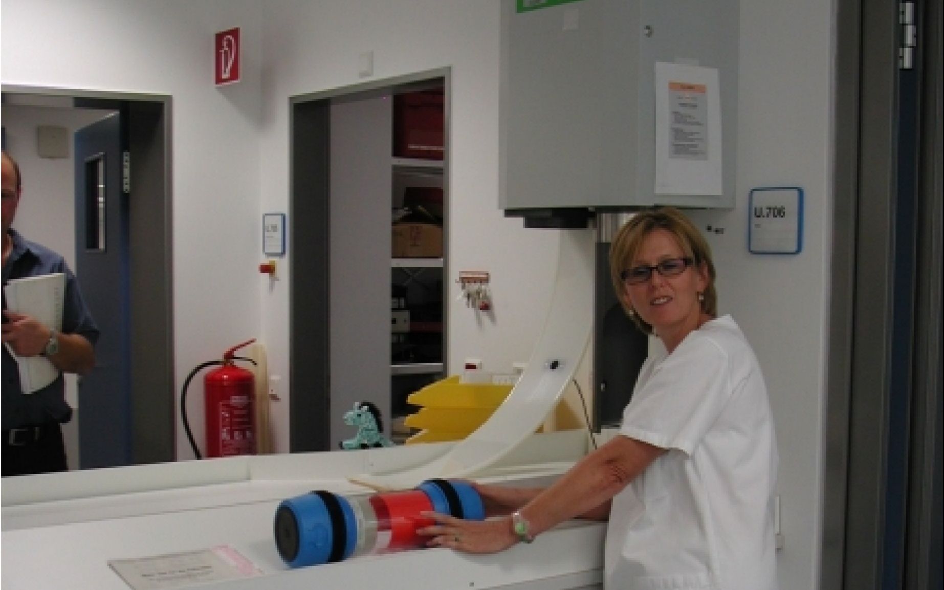 德国欧泰气动物流世界第一品牌,医院新建管道施工现场