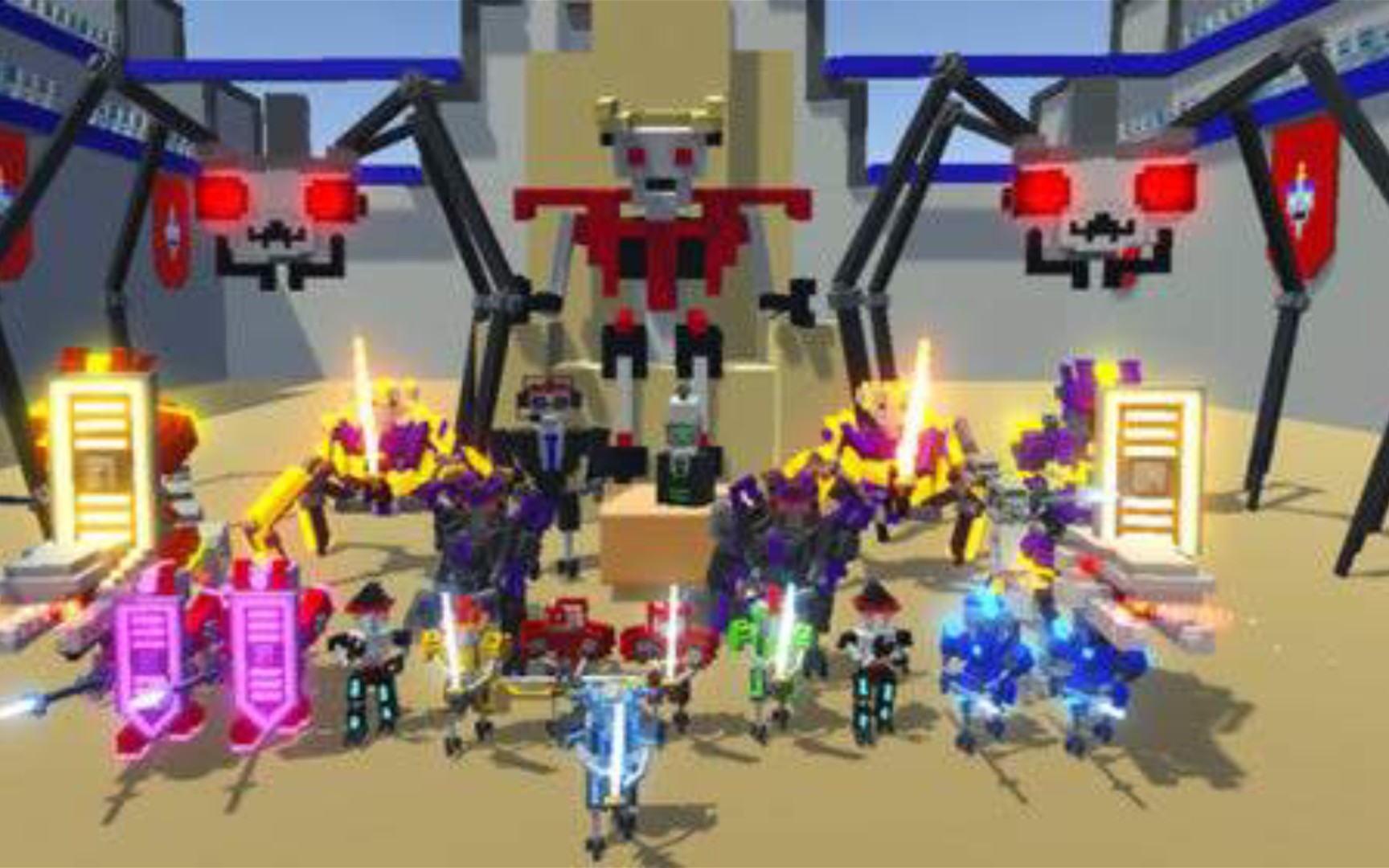 克隆机器人大乱斗,还可以使用替身机器人继续战斗,结果不小心把自己...