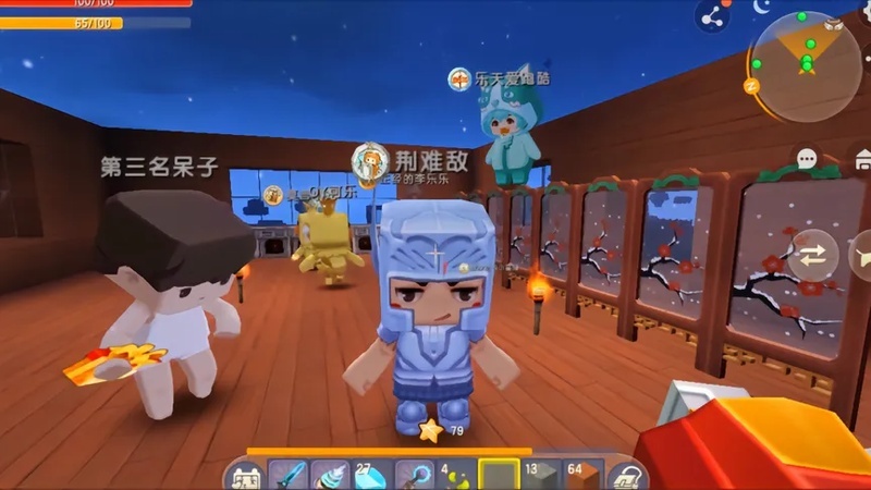 迷你世界冒险十五:皮皮然的空中复活点建造完成!