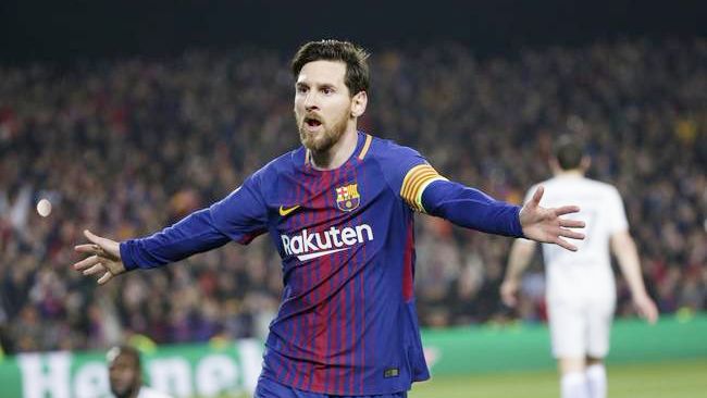 C罗之后第一人!梅西欧冠百球!巴萨吊打切尔西进欧冠8强!