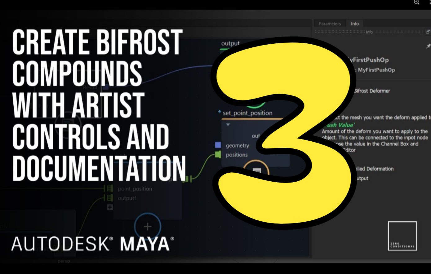 【中文字幕】MAYA bifrost 教程3:创建 Autodesk BIFROST 化合物 - ...