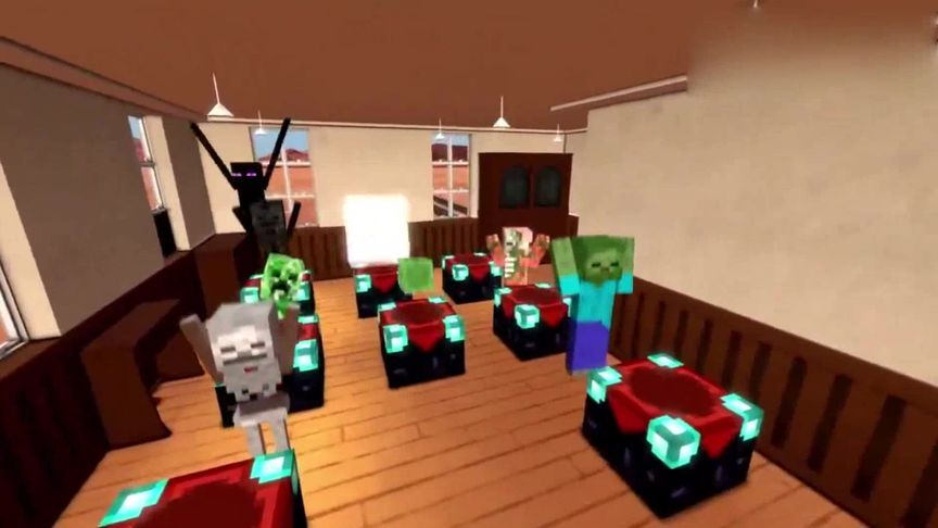 我的世界怪物学校 娘化后的怪物们好漂亮!