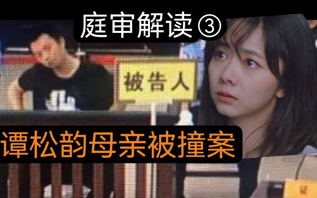 【毒.毒驾?】 法律事实VS客观事实-谭松韵母亲被撞案-庭审解读(3)
