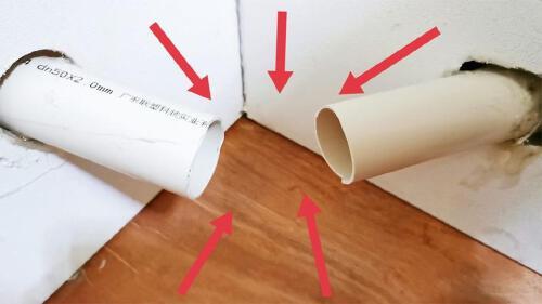 2根PVC管卡在死角位置,弯头顶住接不上怎么办?看老电工怎么解决