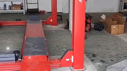 四轮定位四柱举升机安装