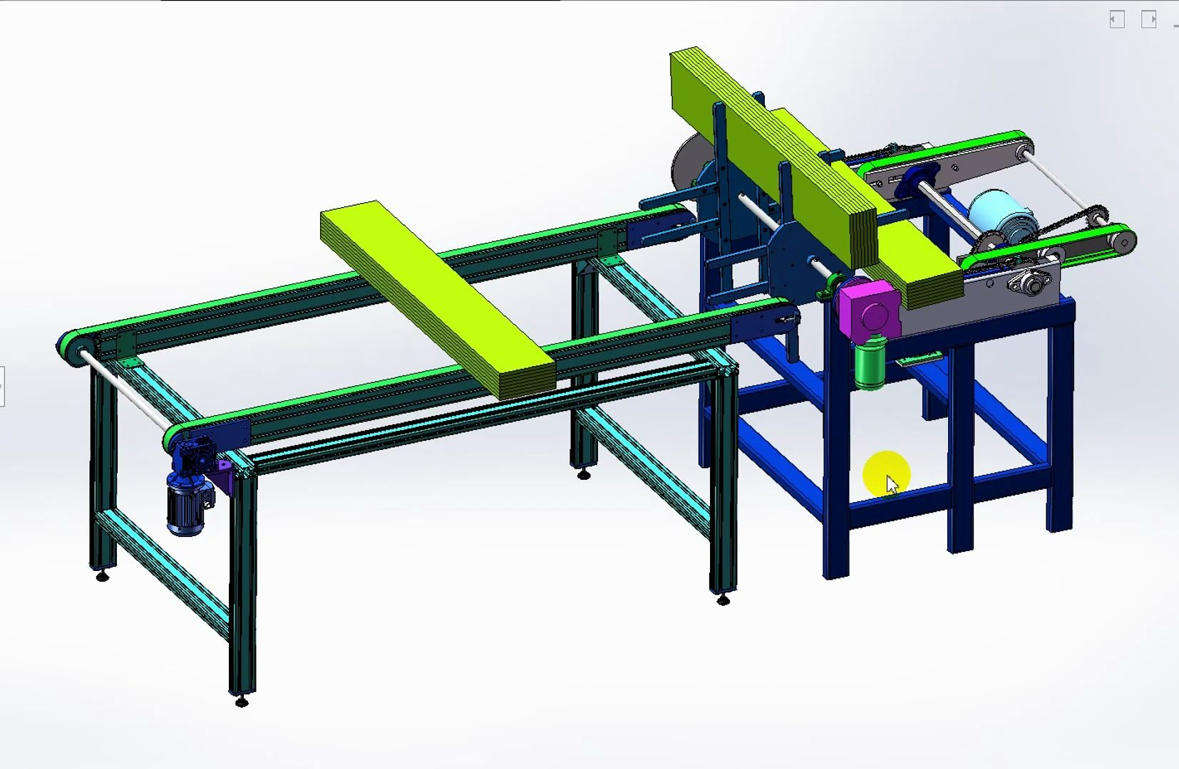 180度取料翻转机构,如何通过一个电机翻转?