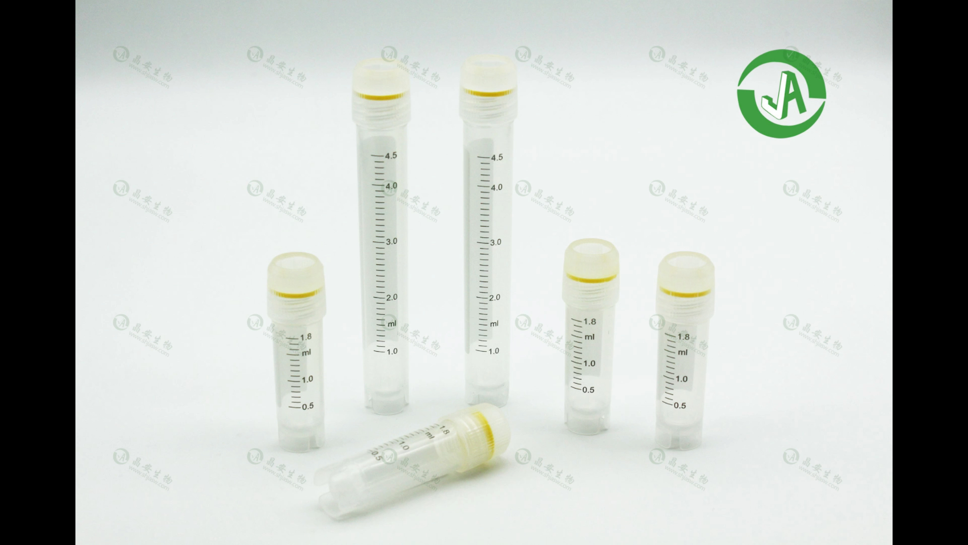 晶安生物2ml外旋式细胞冻存管 1.8ml内旋式液氮冷冻管 血清分装管