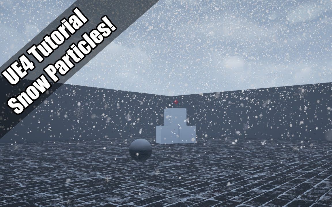 【虚幻4 | UE4教程】下雪粒子制作【cascade级联粒子系统】【中英文...
