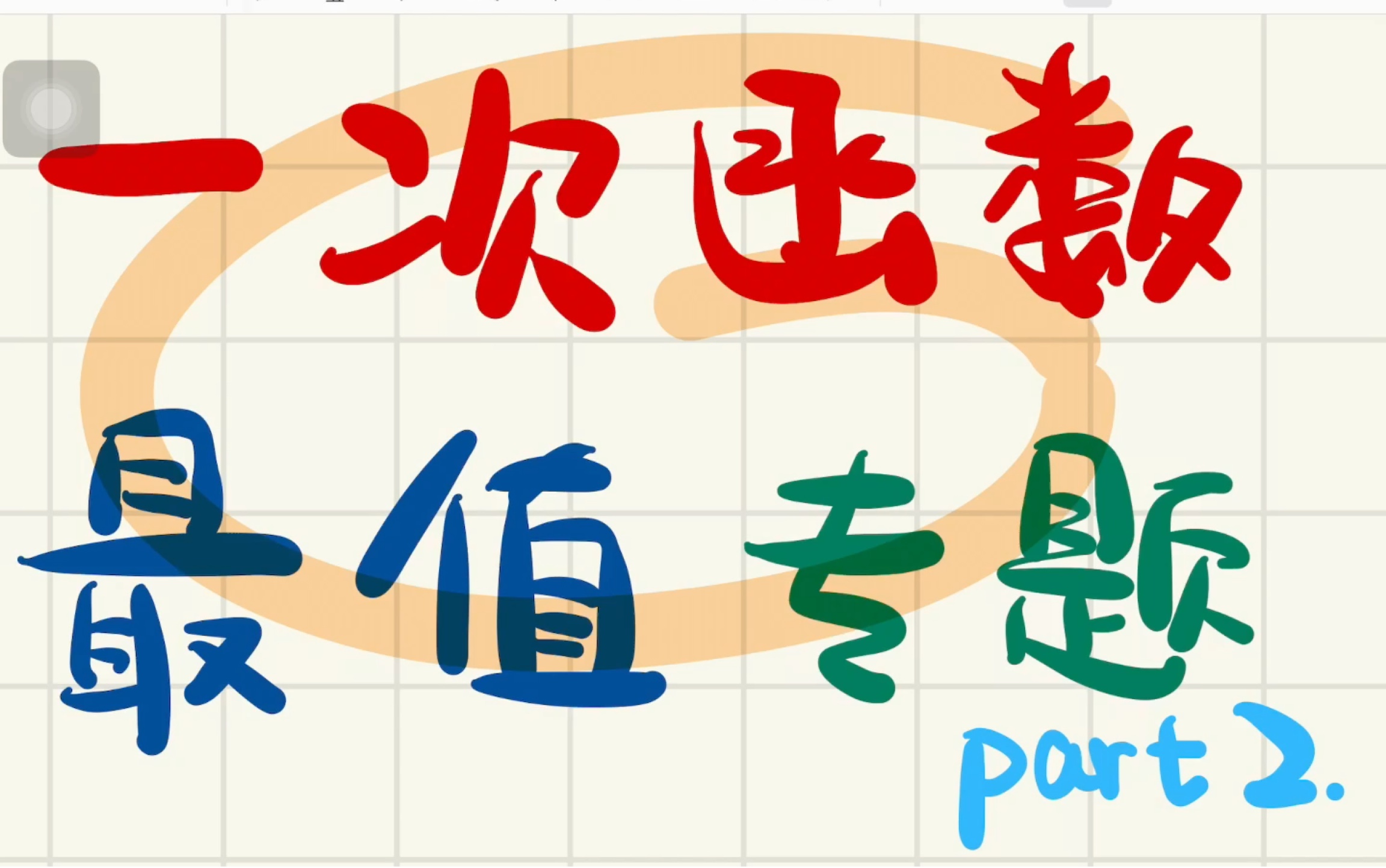 初中数学-一次函数最值专题 part 2(将军饮马-架桥问题、瓜豆-轨迹为...