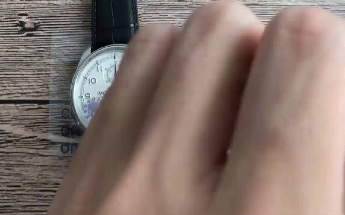 二类手表排名ZF万国葡萄牙双秒独立计时白面黑面百浪多名表表带