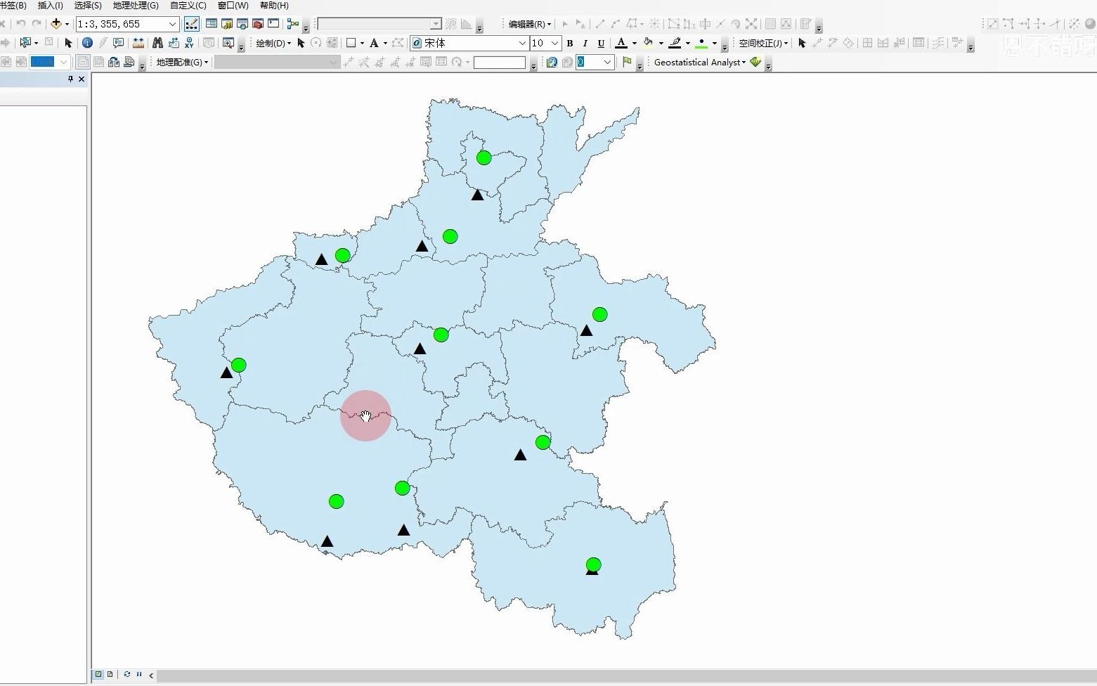 Arcgis中导入点状数据位置发生偏移问题—经纬度格式互转