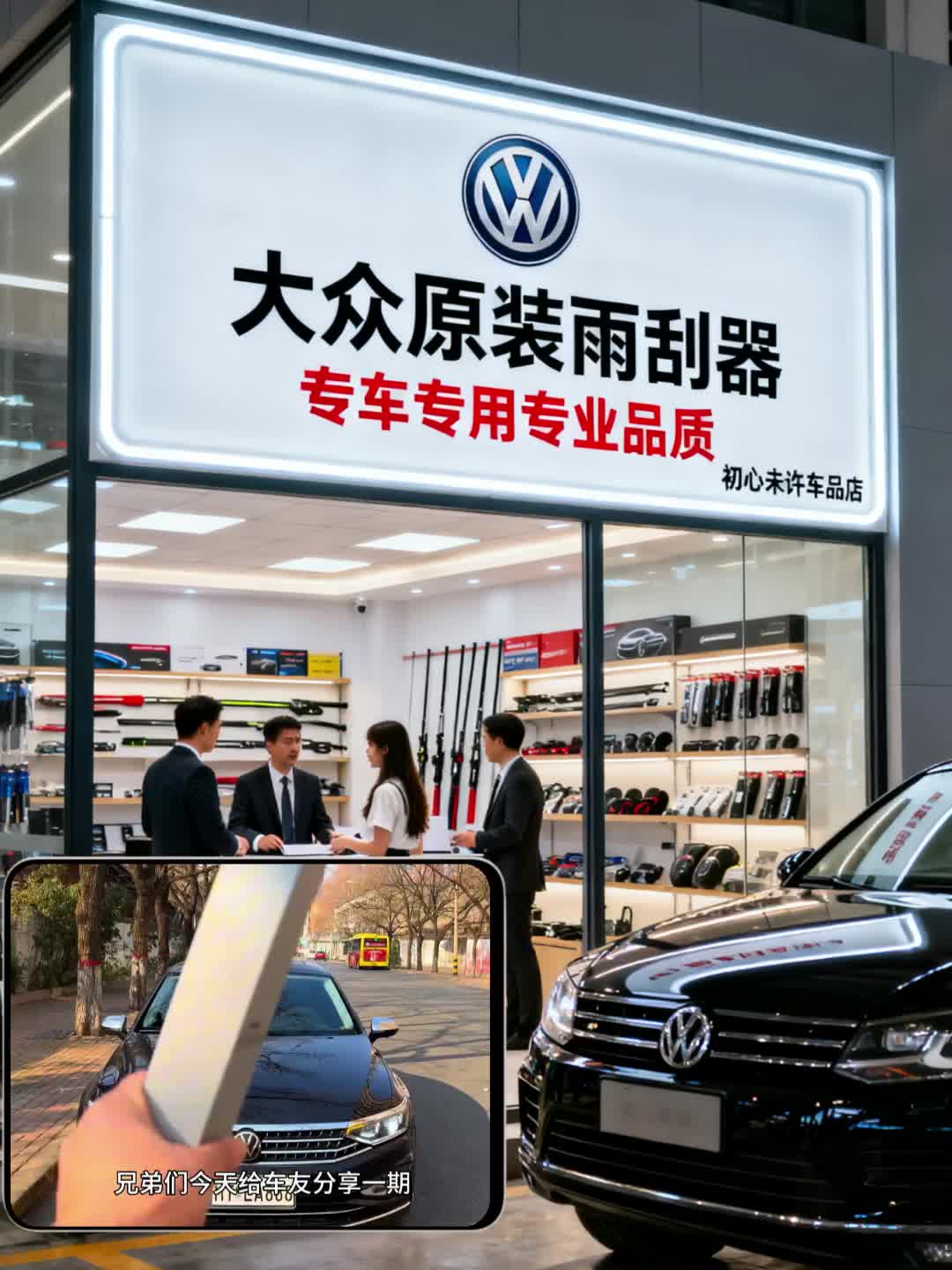 大众车主看过来!这款原装雨刮器适配朗逸、宝来、捷达、速腾、迈腾...