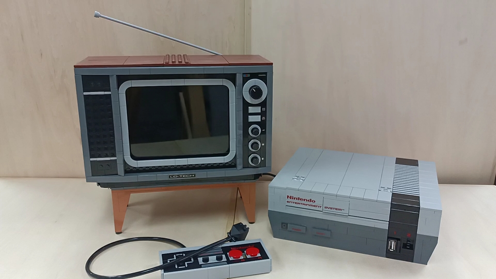 能真正打游戏看电视的乐高积木游戏机哦~! 乐高 71374 任天堂 马里奥 ...