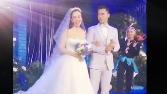 钟丽缇张伦硕婚礼现场花絮流出,张伦硕大方承认已当准爸爸啦!