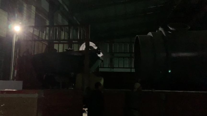 大型生物质颗粒燃料气化炉发货,可替代天然气