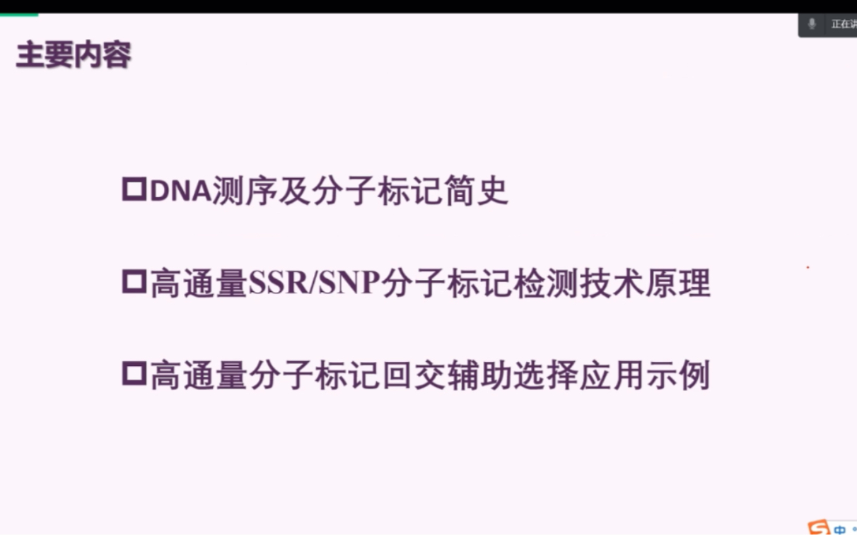 ssr及snp分子标记高通量检测理论与方法