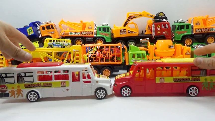 趣味儿童公交车玩具模型