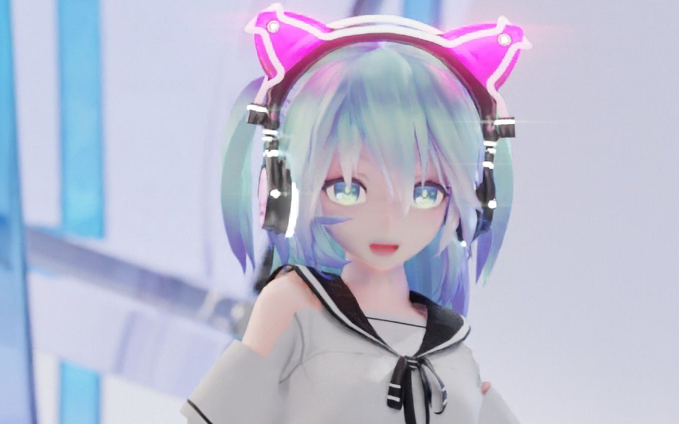【MMD】闪闪亮的猫猫耳机初音-Stay tonight heaven