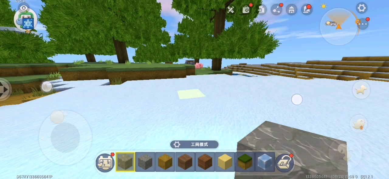 迷你世界的新模式雪地