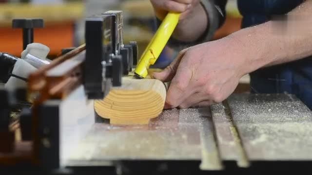 倒装电木铣制作带有圆弧边缘的实木扶手,木工镂刀选择与使用教程