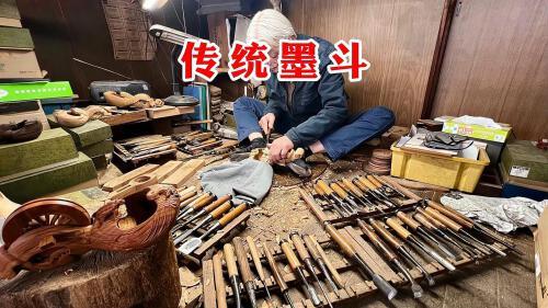 传统墨斗的制作全过程,真的是太牛了