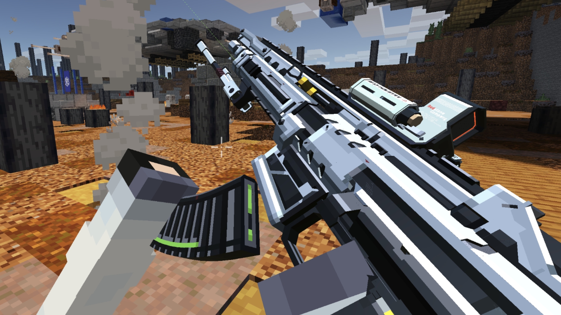 我的世界中国版最好枪械模组?!技术力无敌?!红石公司最新枪械模组!...