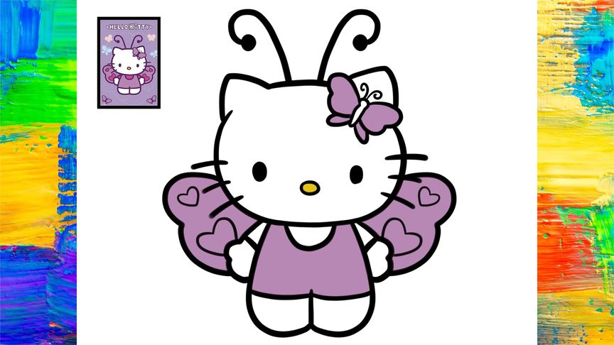 【简笔画】5分钟教会你画可爱的hellokitty~一看就会的简笔画~