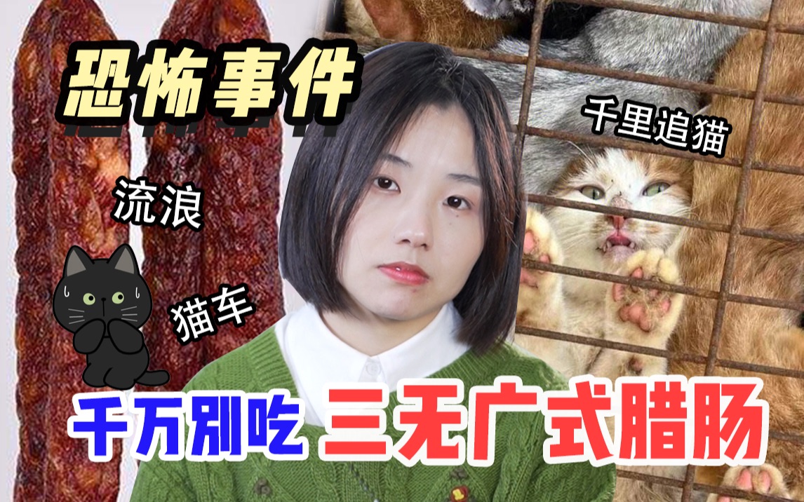 慎买三无广式腊肠!那很可能是被偷走的流浪猫肉