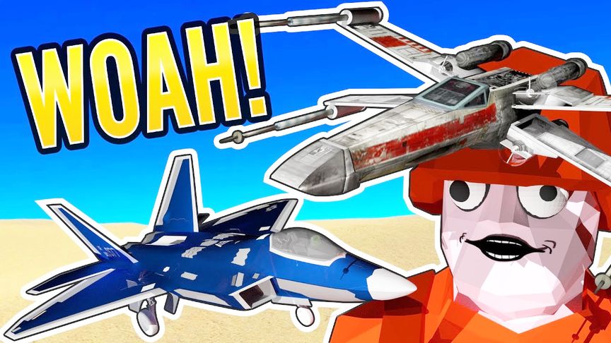 小飞象解说 战地模拟器 F-22飞机空中激战!RPG火箭筒发射!