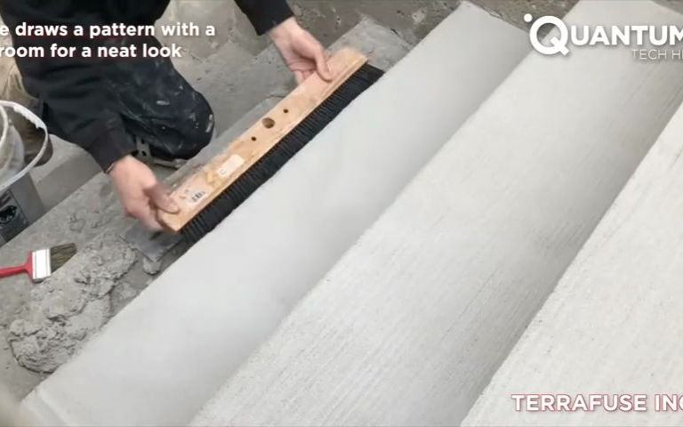 修缮一个混凝土台阶