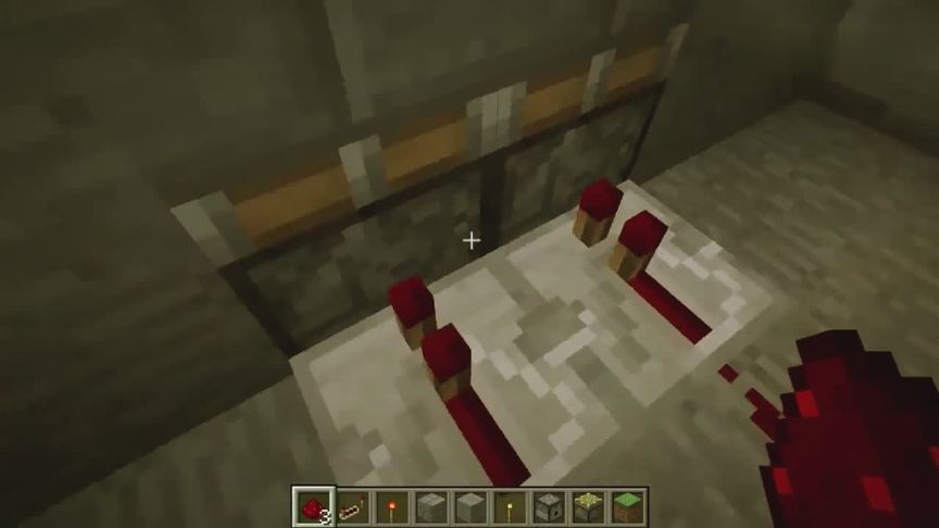 我的世界:如何制造一个自动岩浆门 新手教程