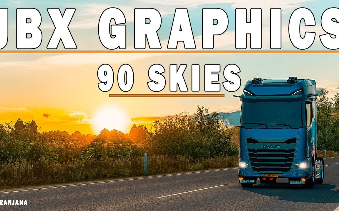 【YouTube】欧卡2mod_JBX2 v1.7.5.3|JBX Graphics 2 v1.7.5.3 -...