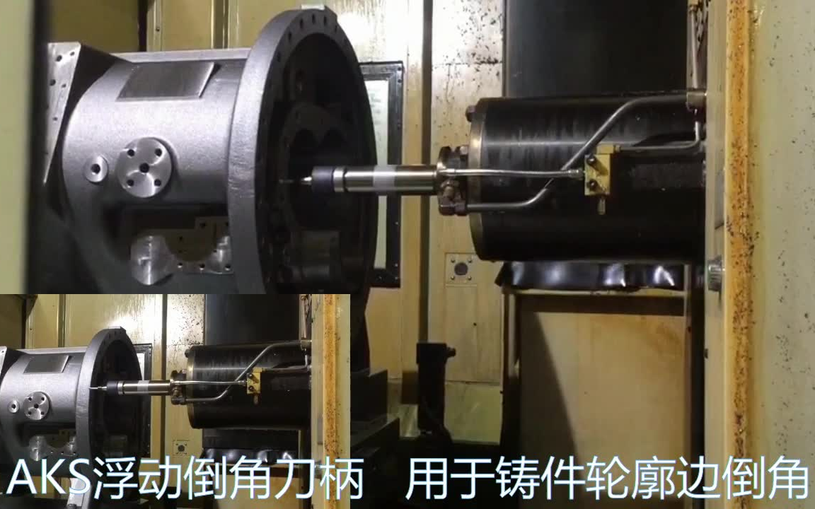 浮动去毛刺刀柄金刚石滚压刀内孔去毛刺倒角浮动铰刀柄加工中心用...